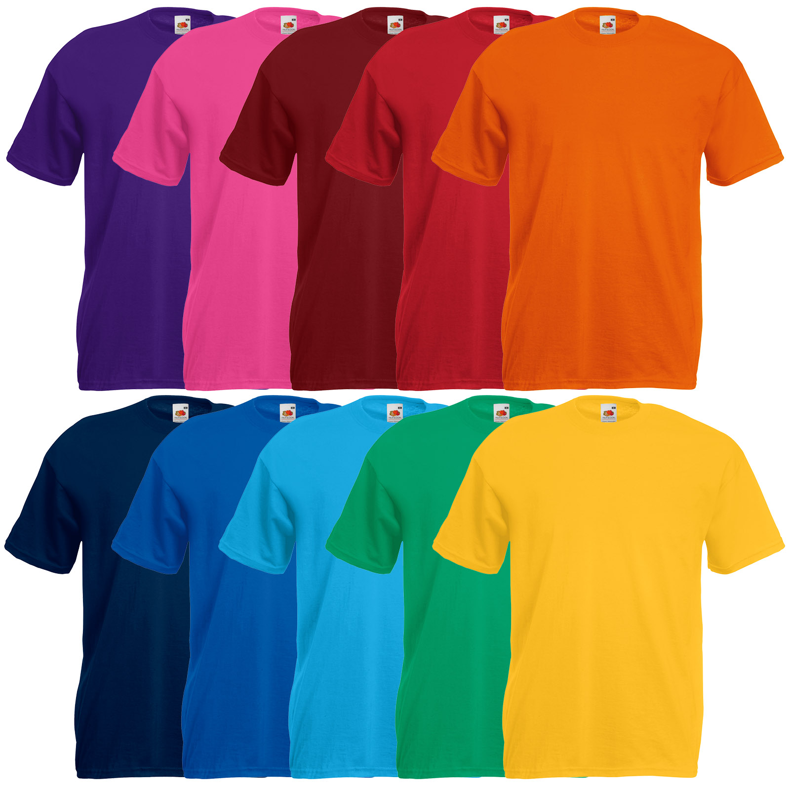 Erstaunlich Fruit Of The Loom T Shirt 10er Pack Bild